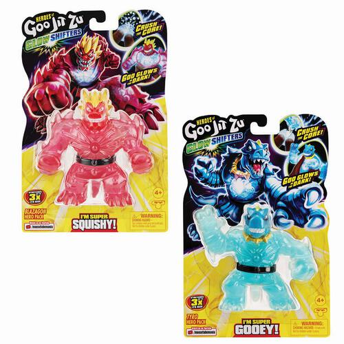 Goo Jit Zu Glow Shifters S8 Hero Pack - Assorted | Toys"R"Us Malaysia Official Website