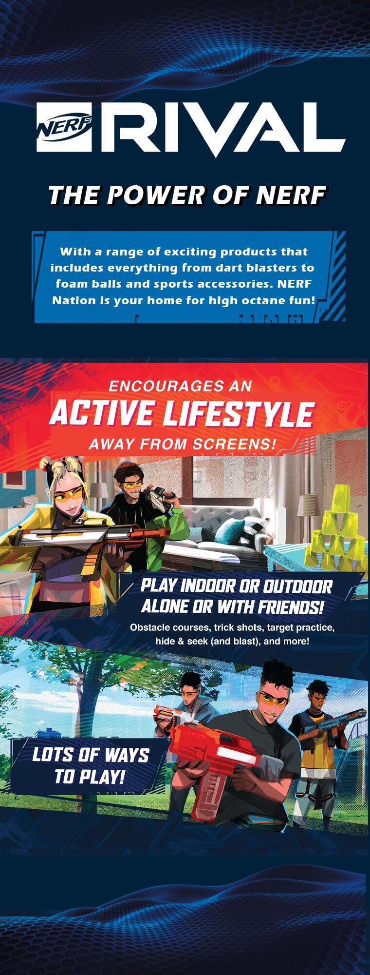 NERF Heat Contender Series Trailblazer XXII-1200 Shooter | Toys"R"Us ...